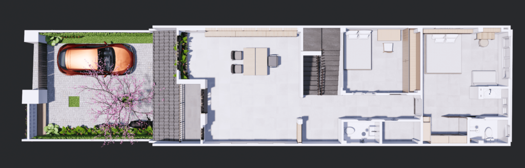 TAY HOUSE - Infinity Revit