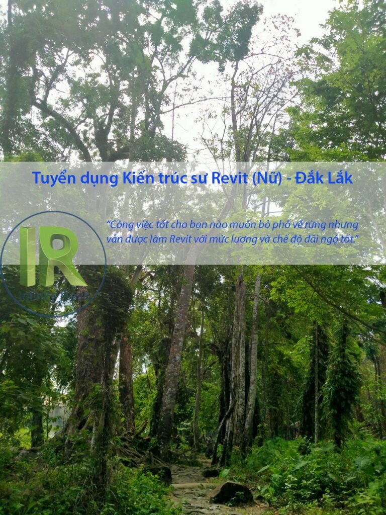 TUYỂN DỤNG NỮ KIẾN TRÚC SƯ REVIT ( 09/2022- Đắk Lắk ) - Infinity Revit