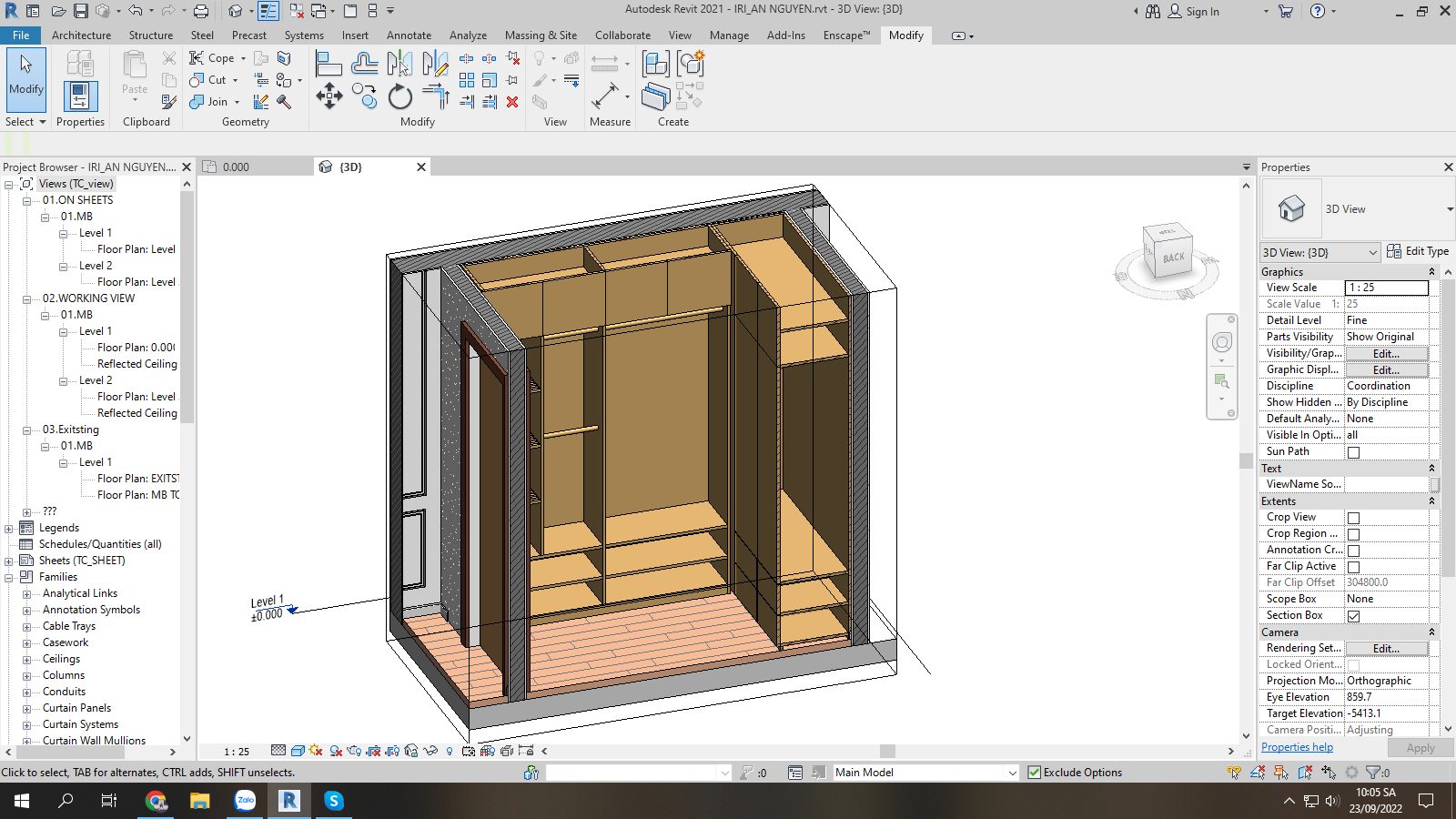Revit Interior- IRI01 - Infinity Revit