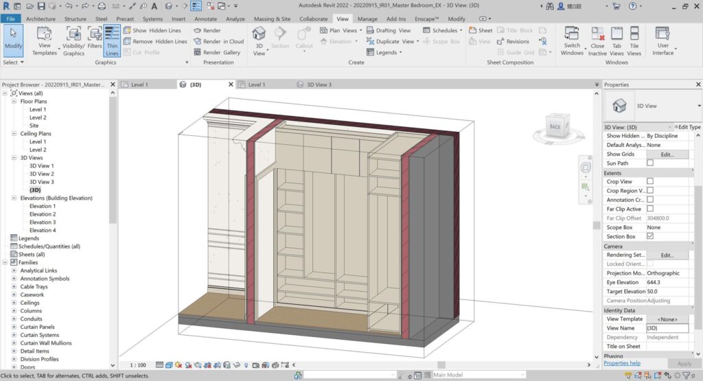 Revit Interior- IRI01 - Infinity Revit