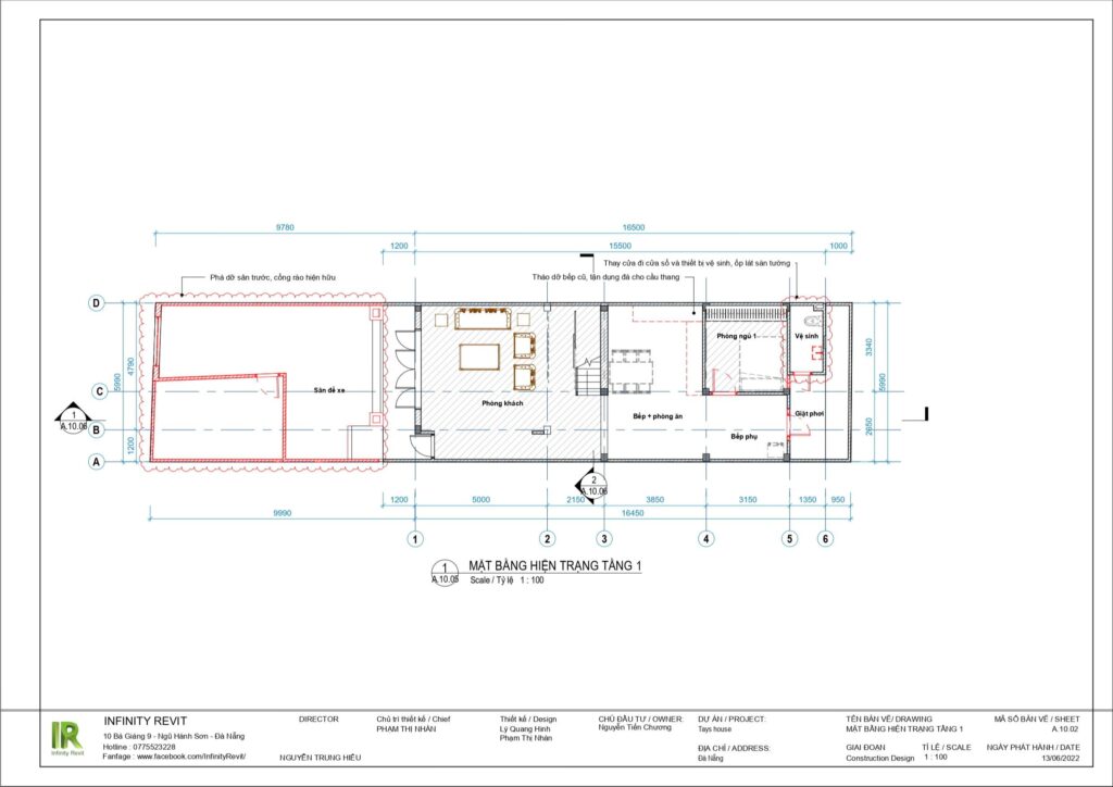 TAY HOUSE - Infinity Revit