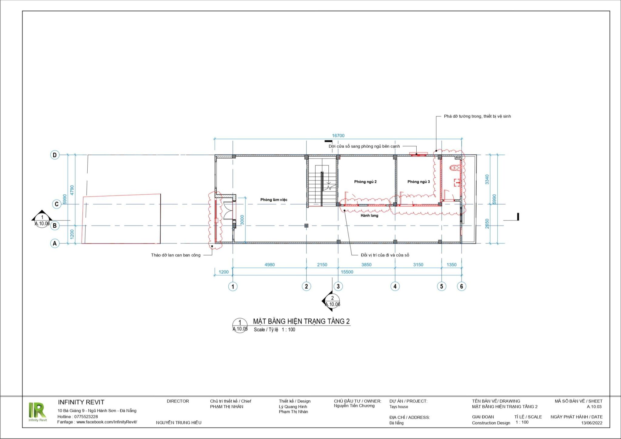 TAY HOUSE - Infinity Revit