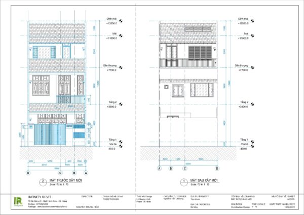 TAY HOUSE - Infinity Revit