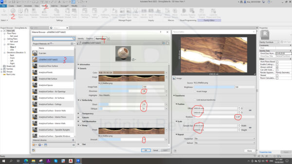 Hướng dẫn chuyển Model Sketch Up sang Revit và điều chỉnh vật liệu - Infinity Revit