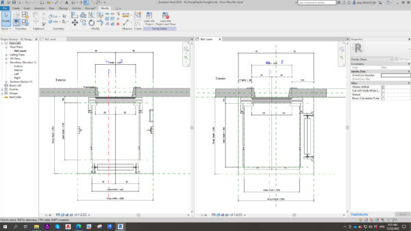 Kinh nghiệm dựng hình và triển khai thang máy - Infinity Revit