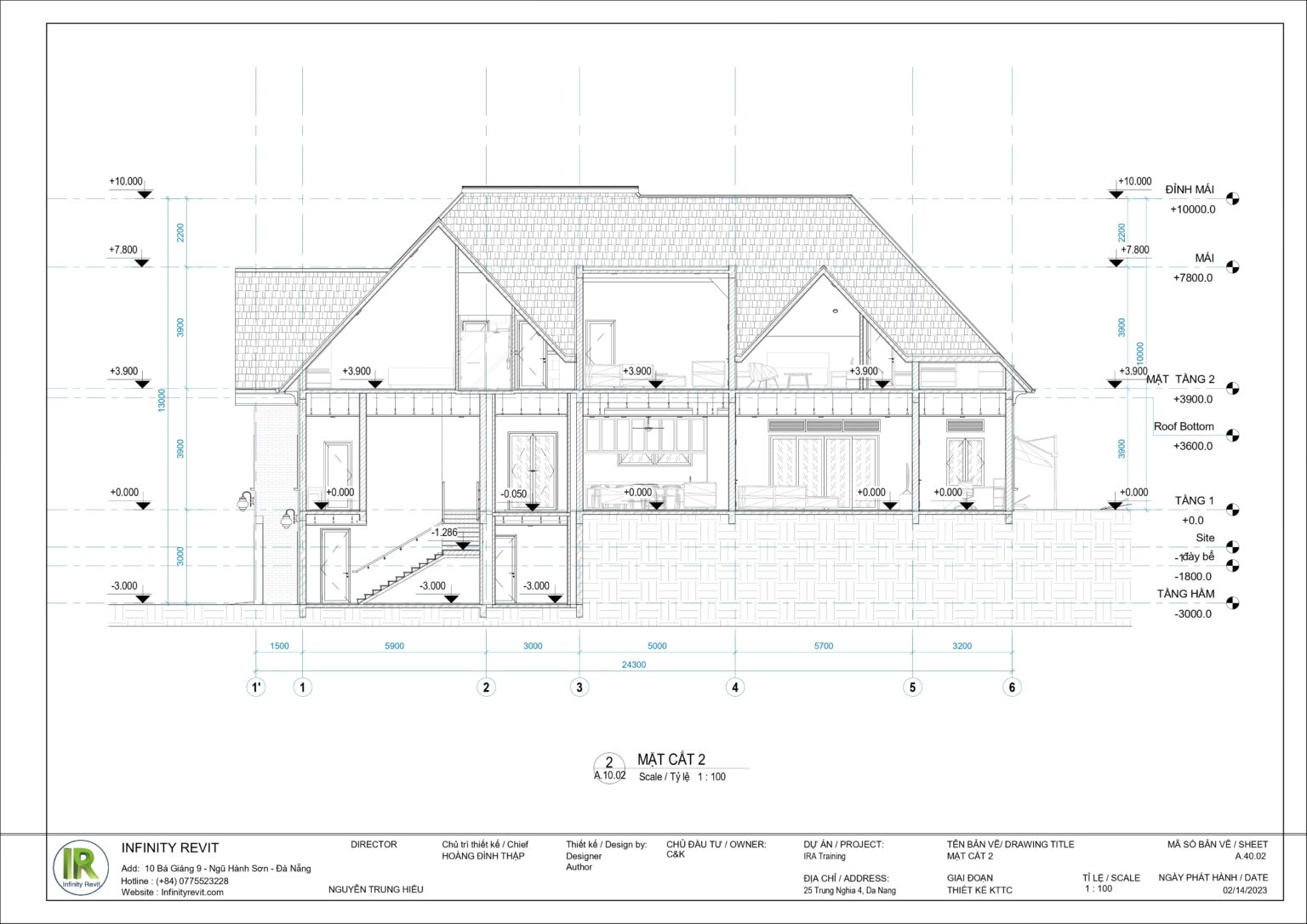 HOÀNG ĐÌNH THẬPREVIT ARCHITECTURE - Infinity Revit