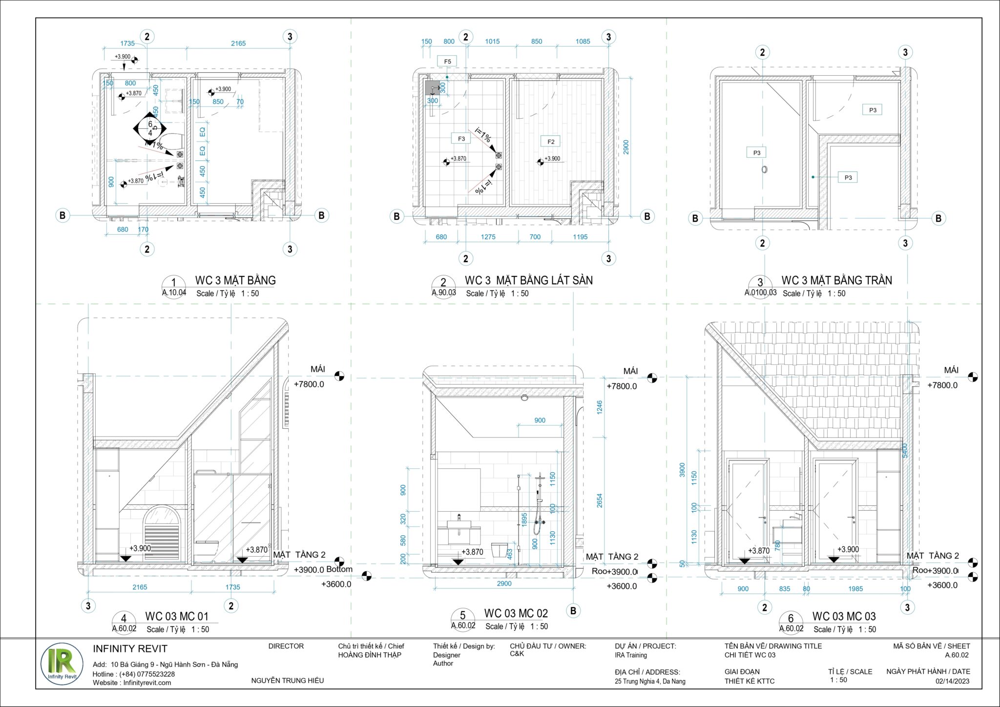 HOÀNG ĐÌNH THẬPREVIT ARCHITECTURE - Infinity Revit