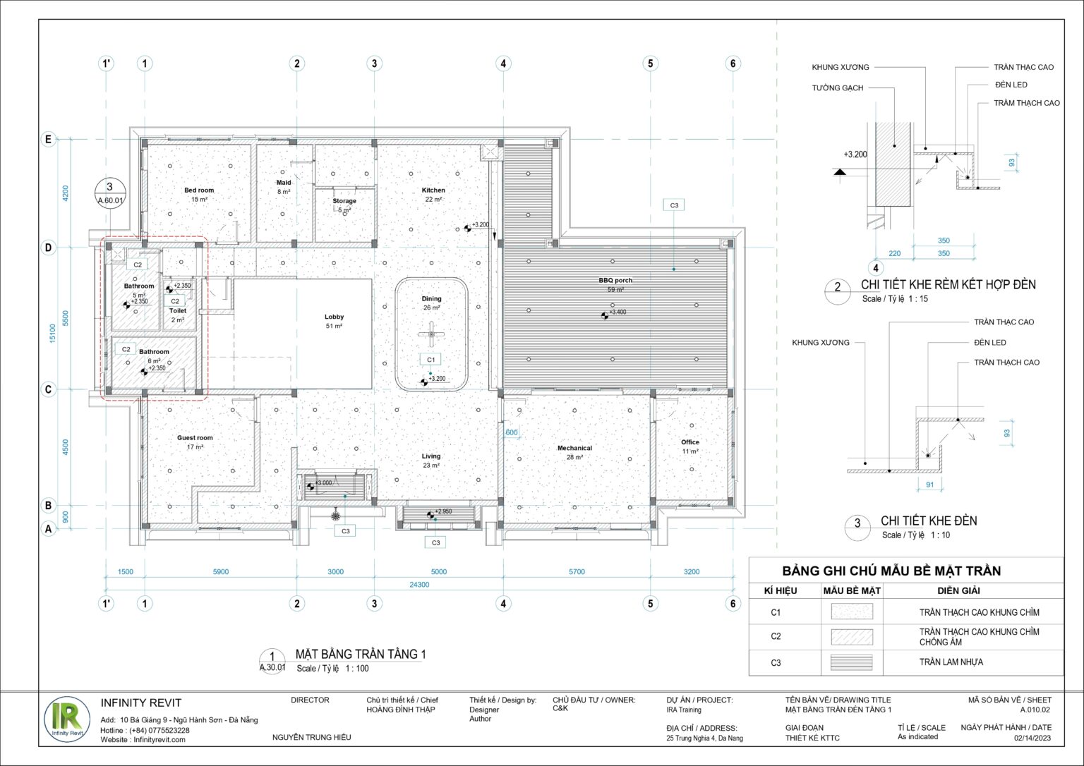 HOÀNG ĐÌNH THẬPREVIT ARCHITECTURE - Infinity Revit