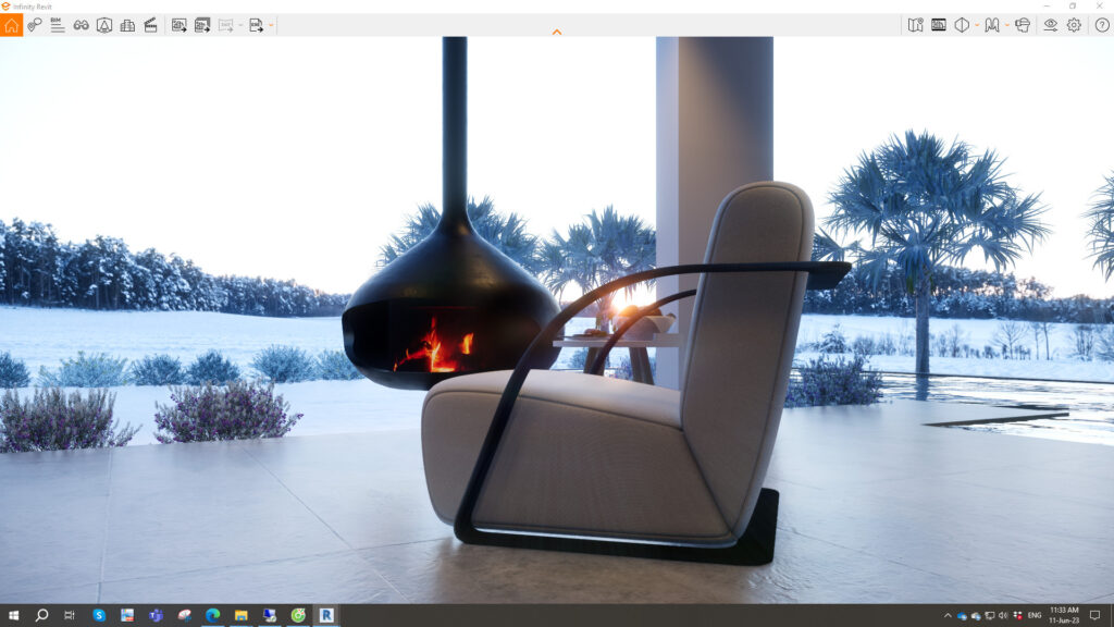 Hướng dẫn setting hiệu ứng ngọn lửa động - Infinity Revit