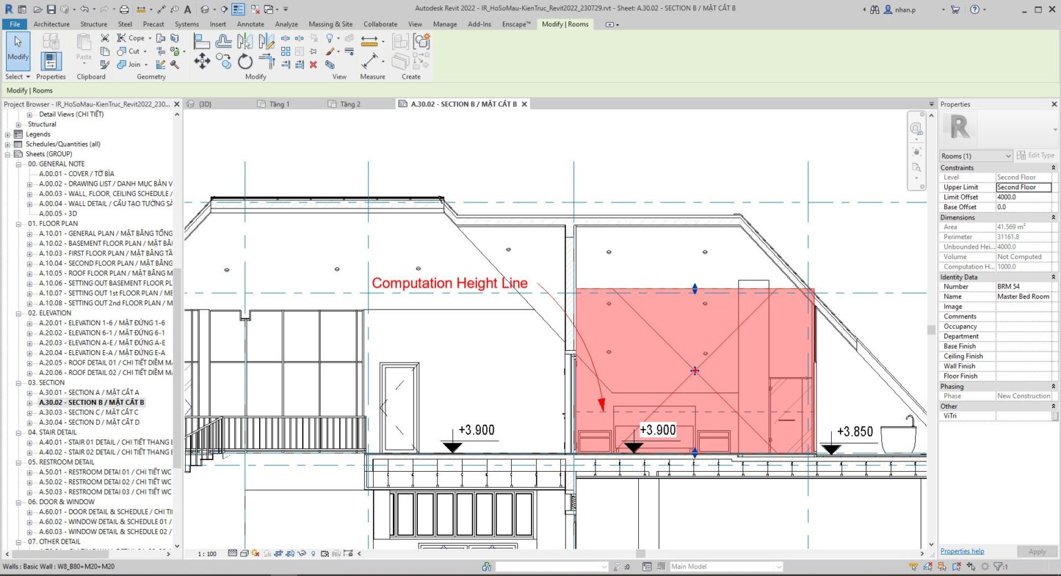 Hướng dẫn chuyển Model Sketch Up sang Revit và điều chỉnh vật liệu - Infinity Revit