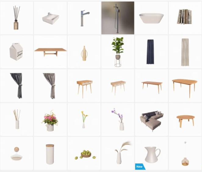 Interior Enscape Assets - Infinity Revit